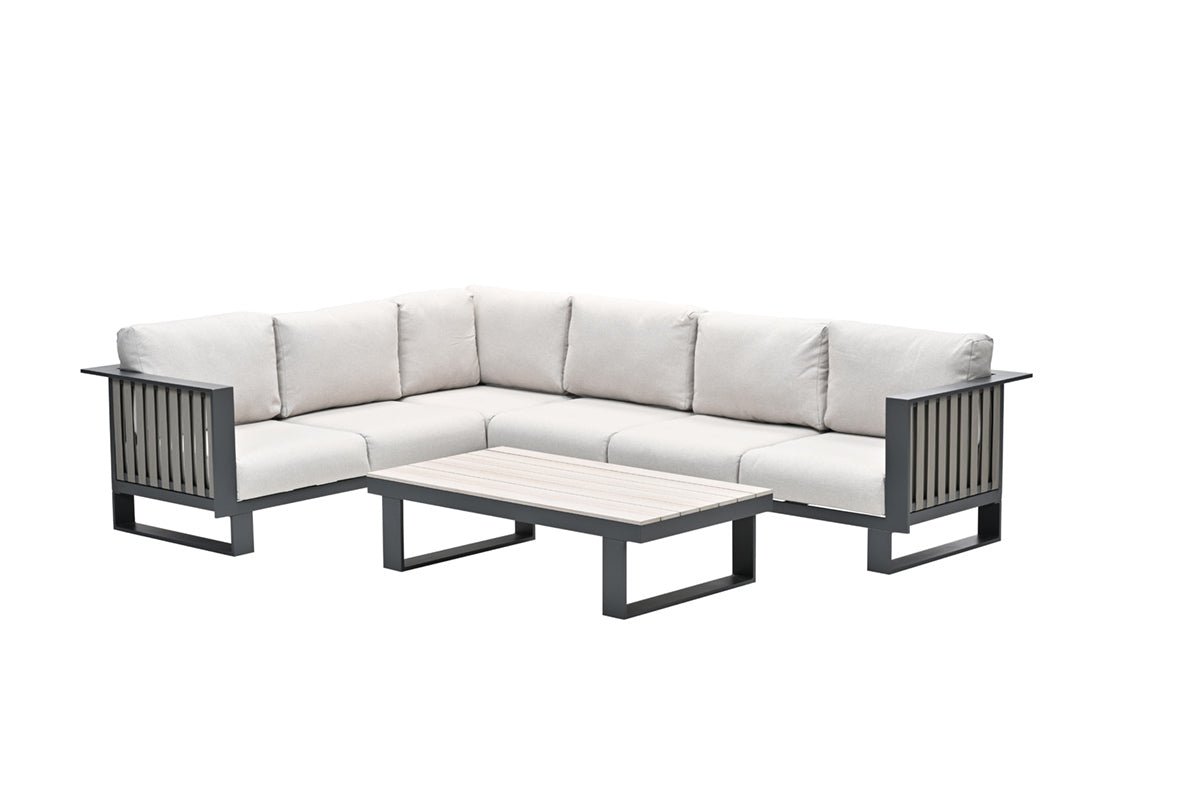 Florence Corner Set ( With Hydraulic Adjustable Table & Bench ...